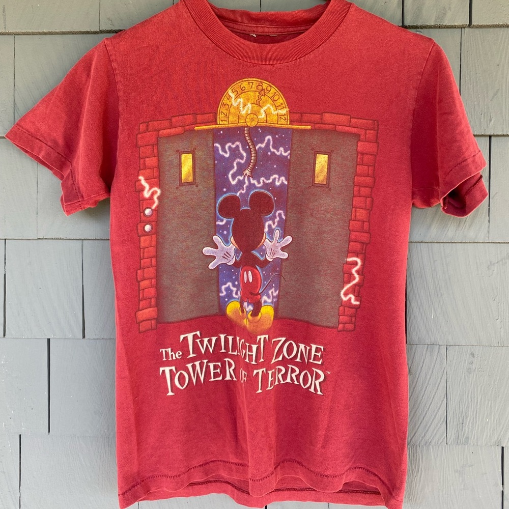 Rare Vintage Disney Mickey Tower Of Terror Single Sti… - Gem